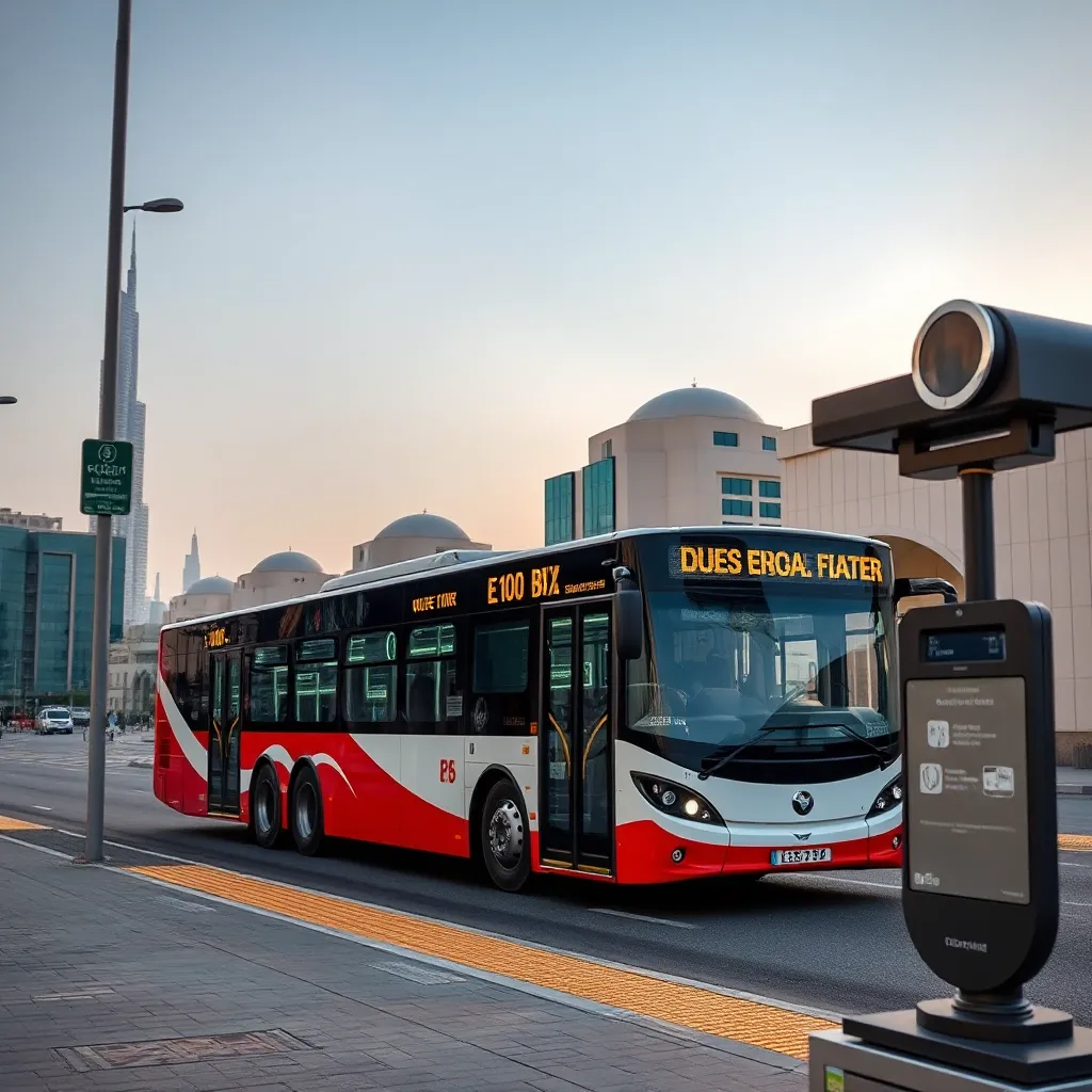 Navigating Dubai's E100 Bus Route: A Detailed Overview
